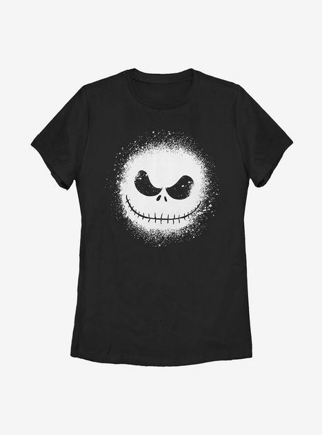 Disney The Nightmare Before Christmas Jack Splatter Womens T-Shirt ...