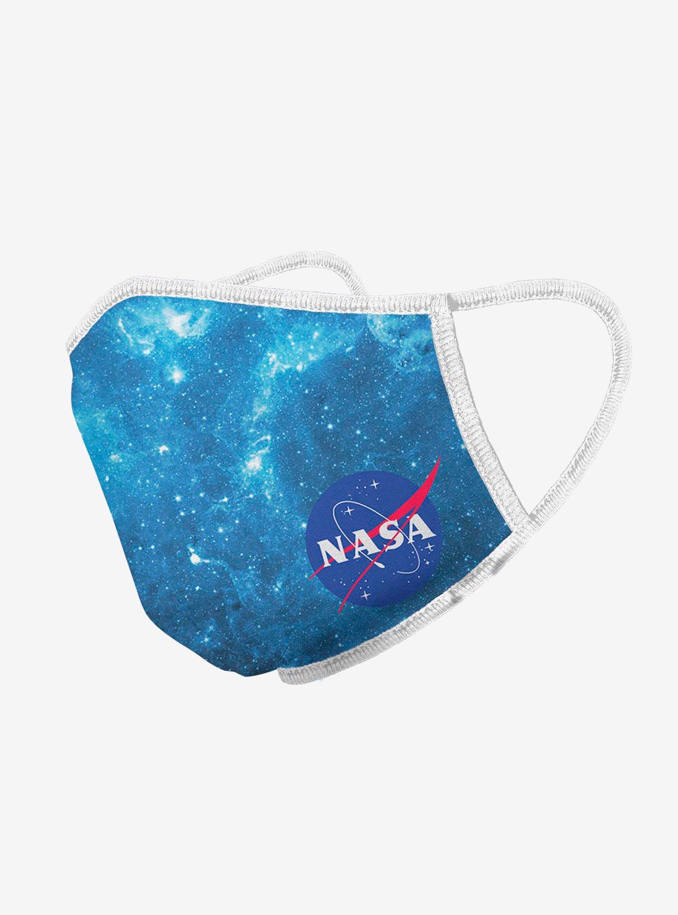 NASA Face Mask - BLUE | Hot Topic