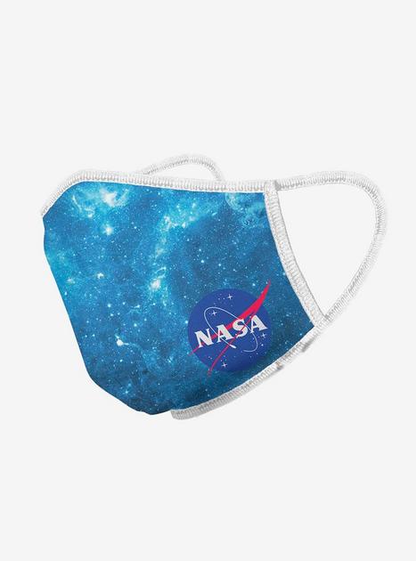 NASA Face Mask - BLUE | Hot Topic