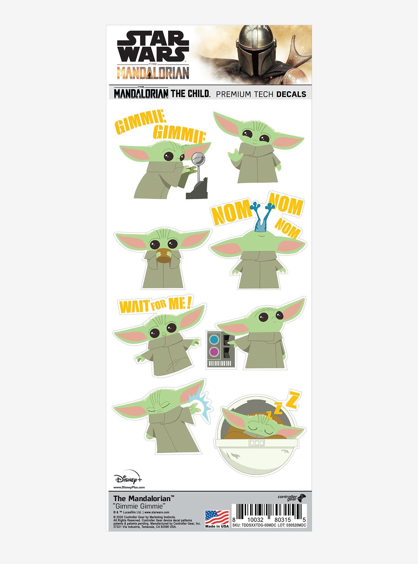 Star Wars The Mandalorian The Child Tech Decals | Hot Topic