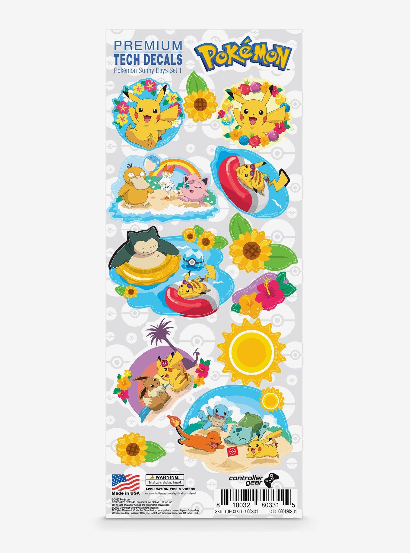 Pokemon Sunny Day Tech Decals | Hot Topic