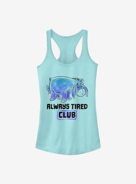 Disney Winnie The Pooh Eeyore Tired Club Girls Tank - BLUE | Hot Topic