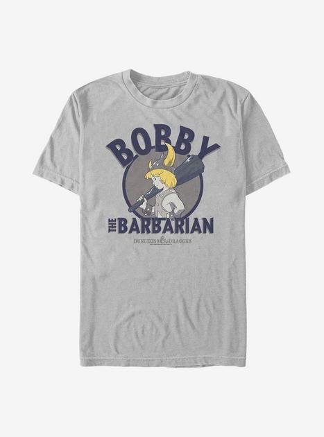 Dungeons & Dragons Bobby Barbarian T-Shirt - SILVER | Hot Topic