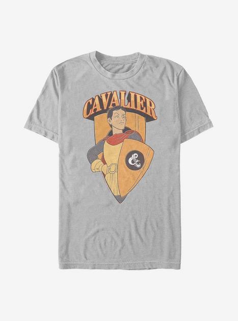 Dungeons & Dragons Cavalier Shield T-Shirt - SILVER | Hot Topic