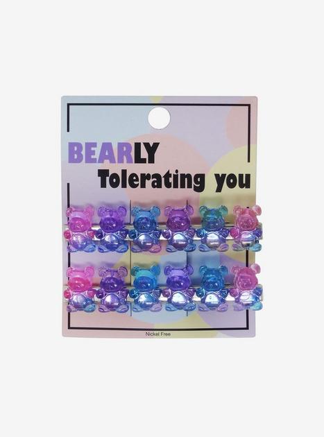 Candy Bear Barrette Set | Hot Topic