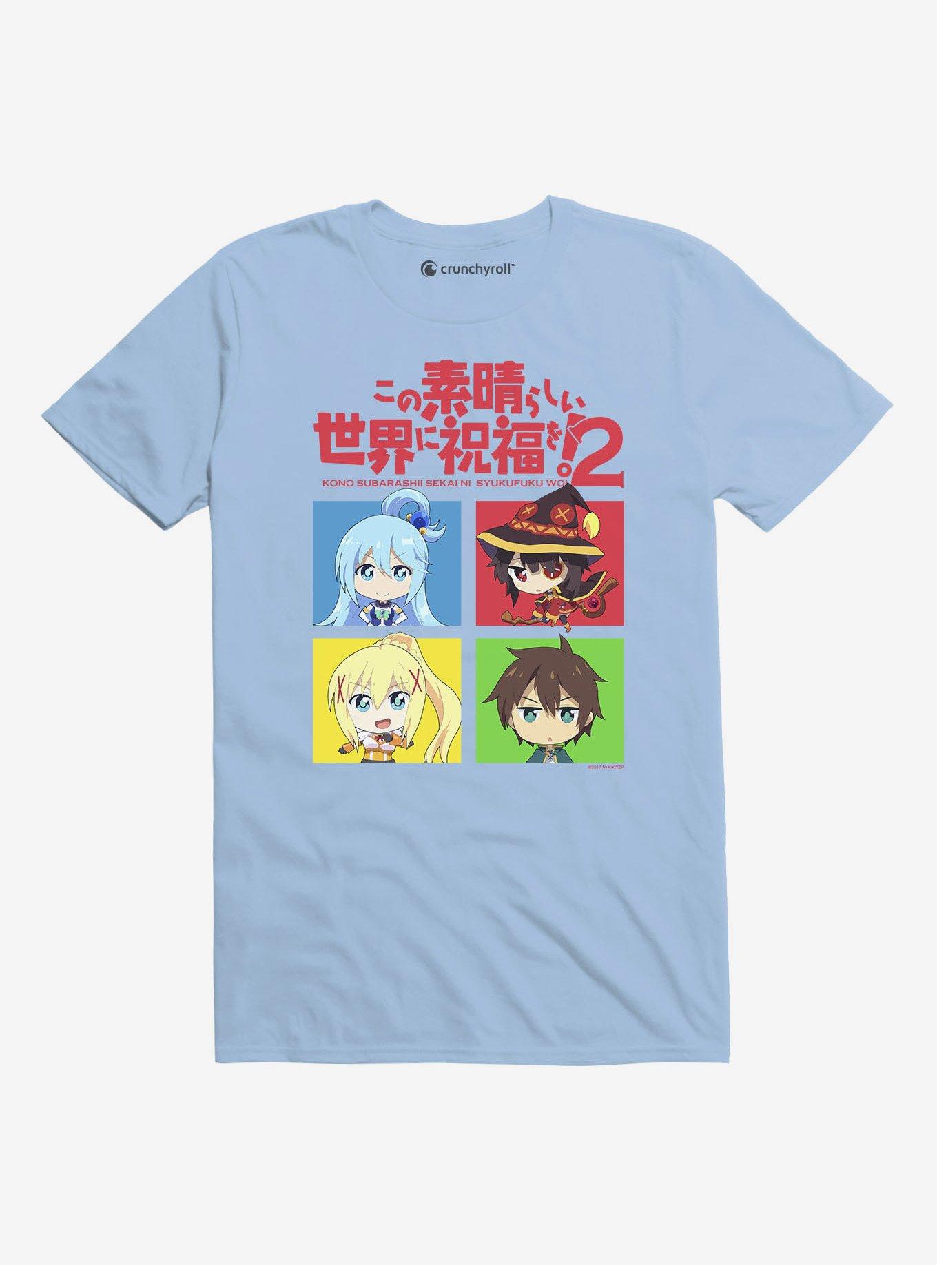 KonoSuba! God's Blessing On This Wonderful World Chibi Box Up T-Shirt ...