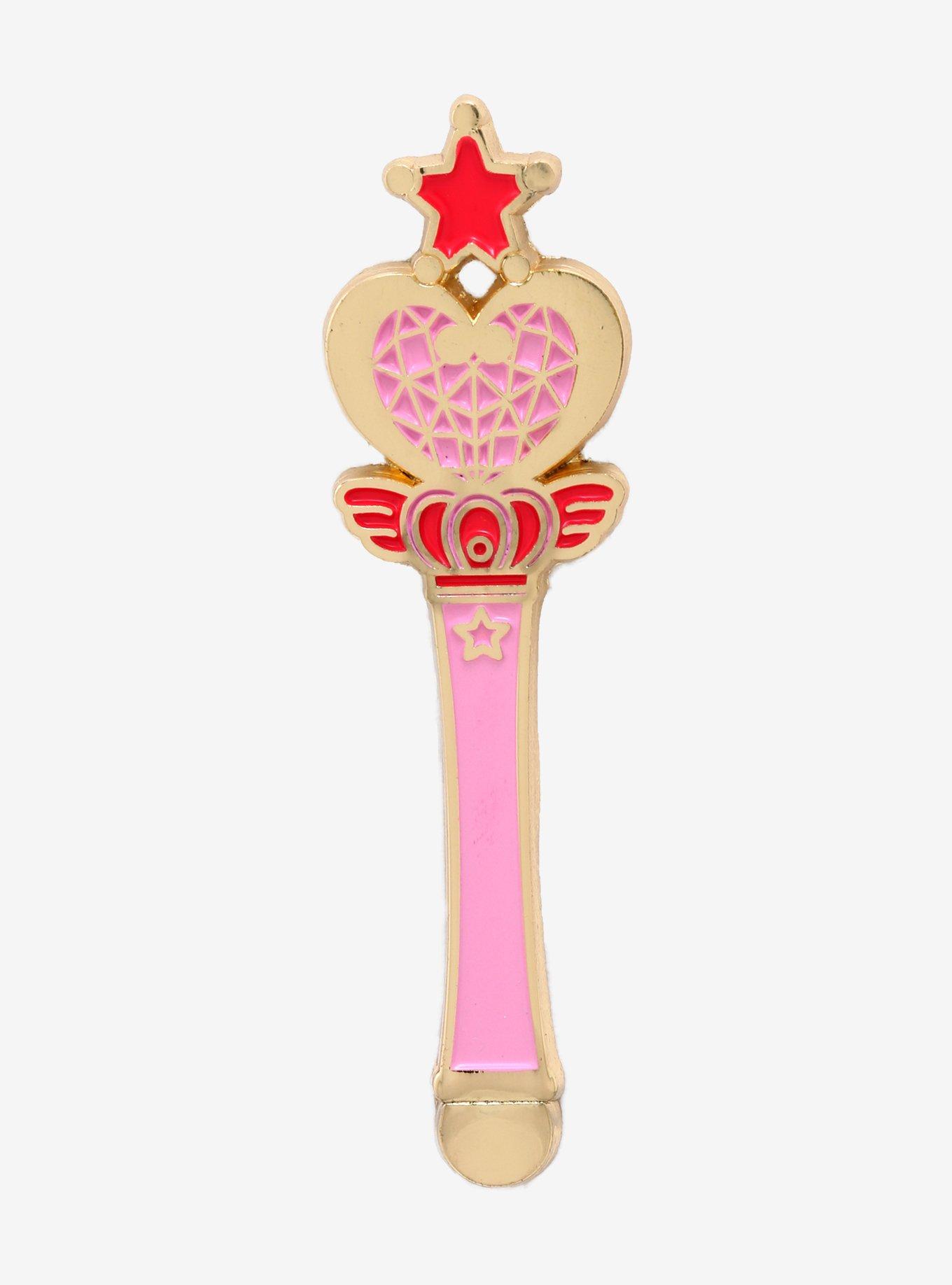 Sailor Moon Pink Moon Rod Enamel Pin | Hot Topic