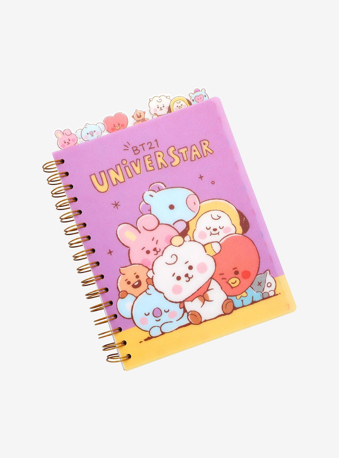 BT21 Baby Universtar Tabbed Journal | Hot Topic