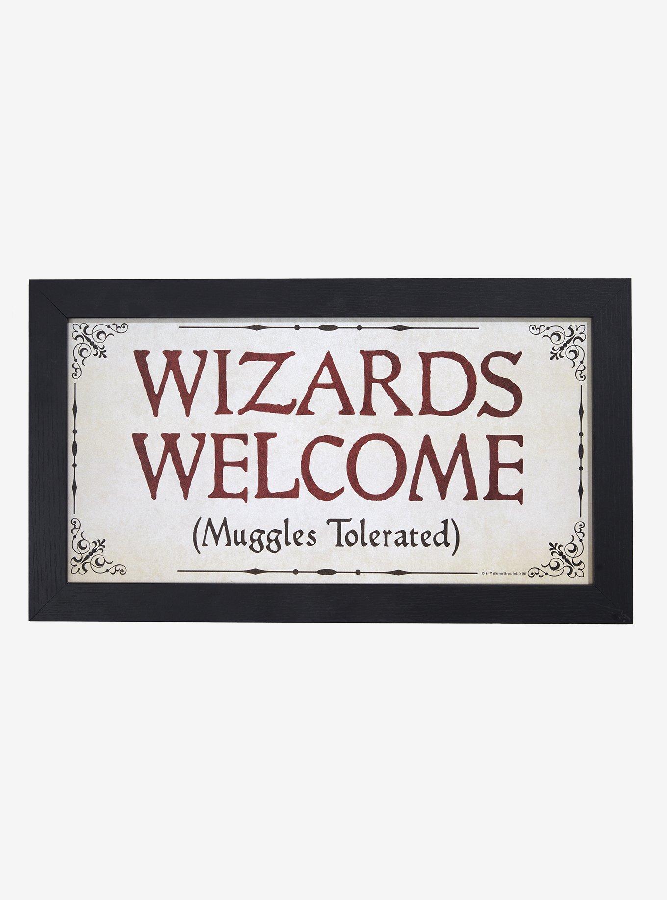 Harry Potter Wizards Welcome Wood Wall Art | Hot Topic
