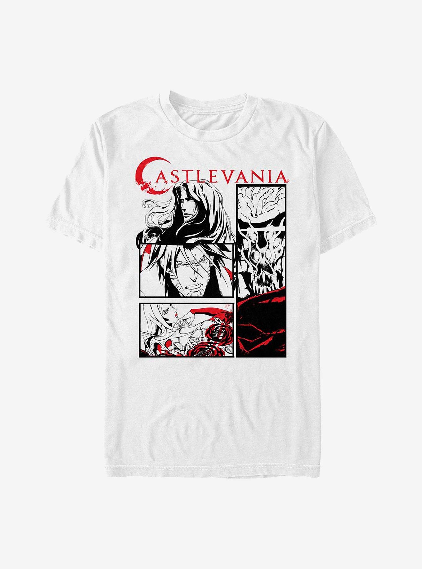 Castlevania Comic Style T-Shirt - WHITE | BoxLunch