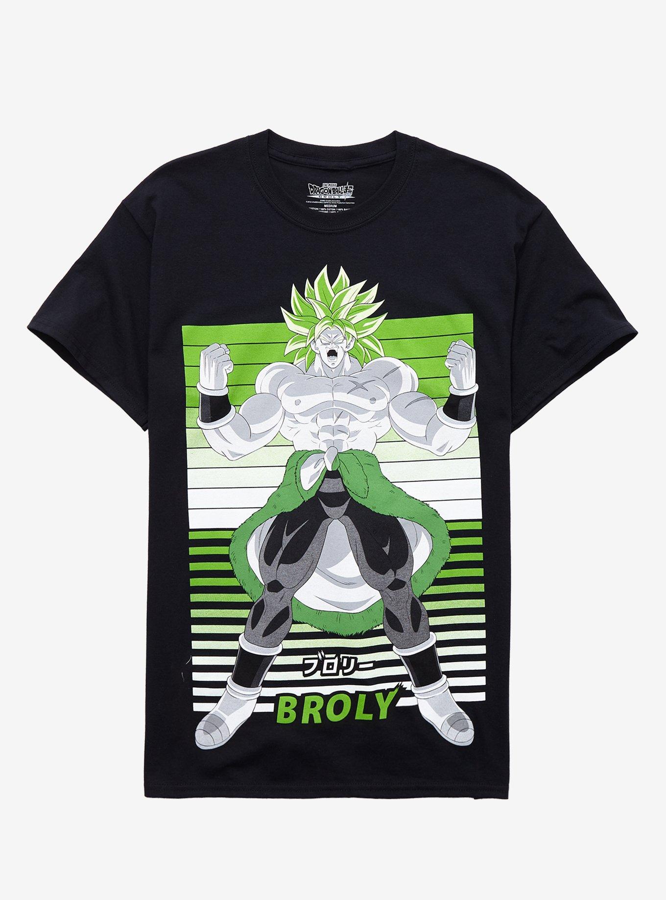 Dragon Ball Super: Broly Green & White Broly T-Shirt | Hot Topic