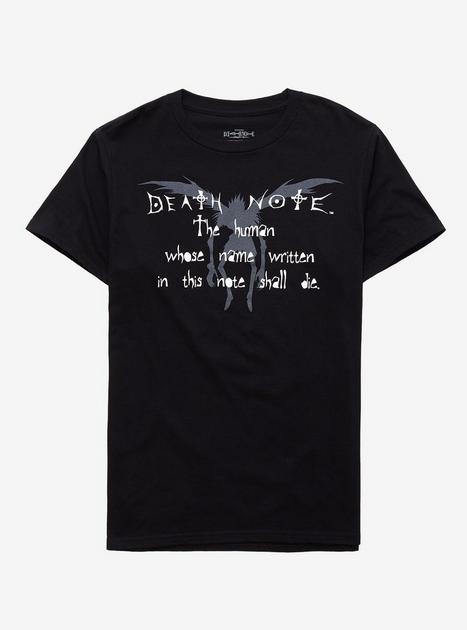 Death Note Spell T-Shirt | Hot Topic