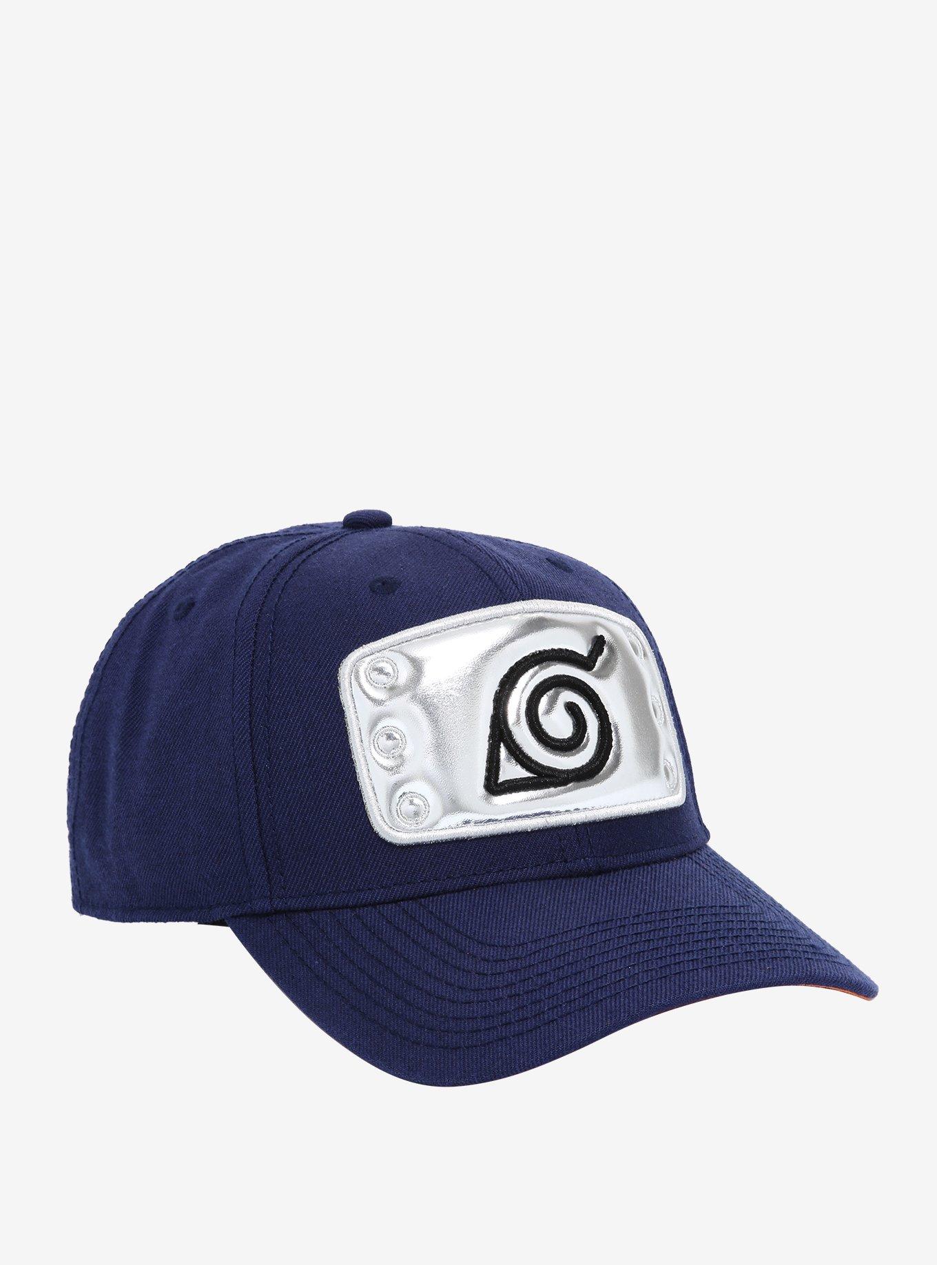 Naruto Shippuden Hidden Leaf Forehead Protector Snapback Hat | Hot Topic