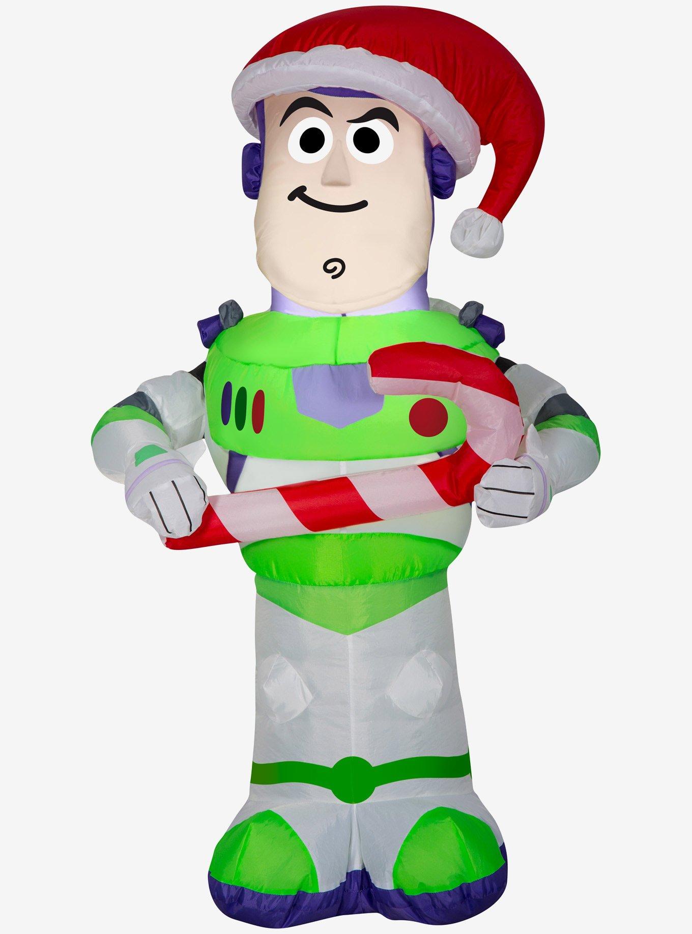 Disney Pixar Toy Story Stylized Buzz With Candy Cane Small Airblown ...