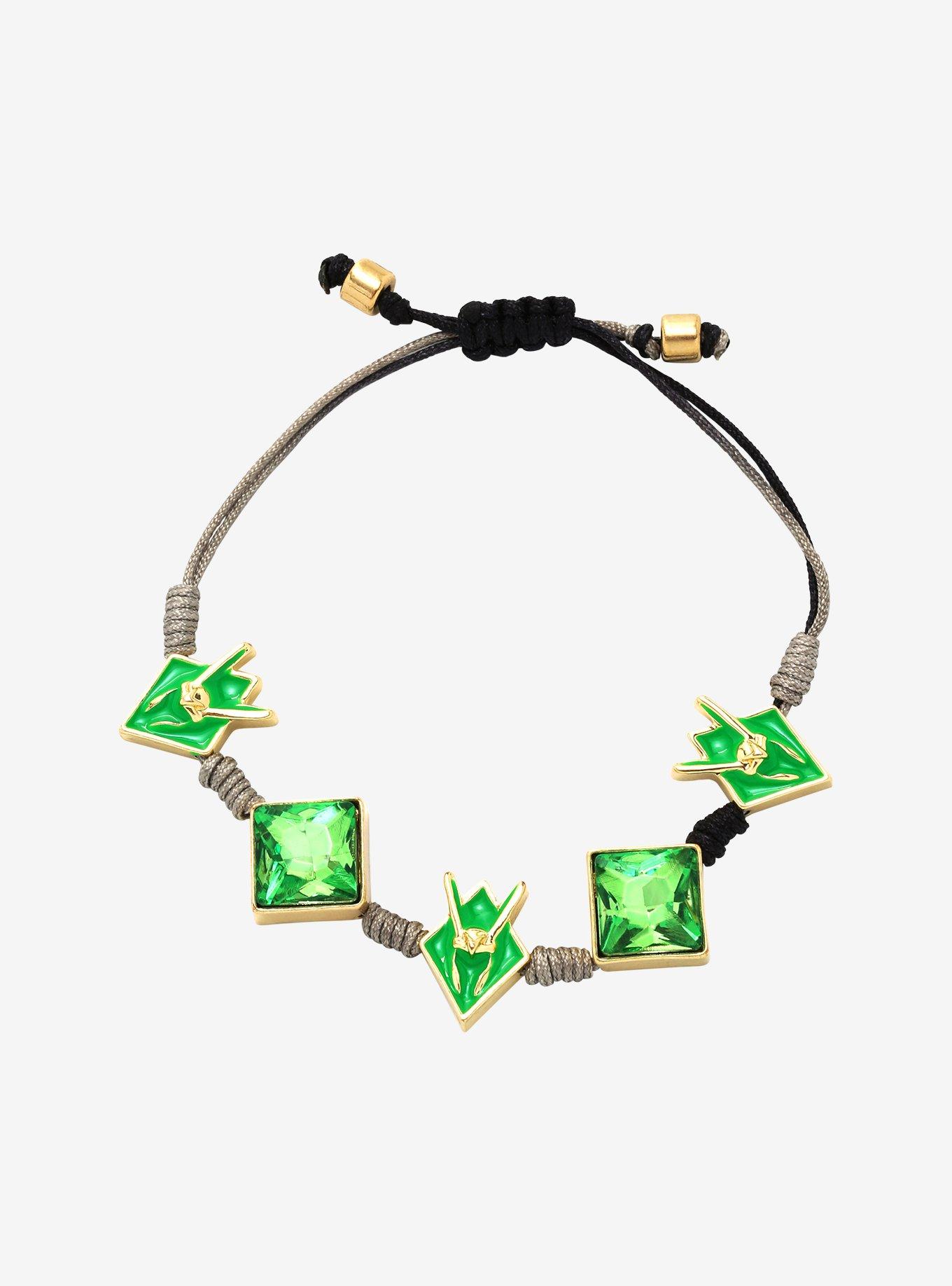 Marvel Loki Gem Cord Bracelet | Hot Topic