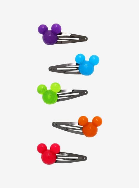 Disney Mickey Mouse Candy Heads Hair Clip Set | Hot Topic