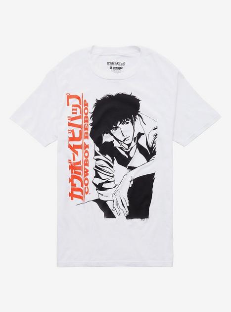 Cowboy Bebop Spike & Title White T-Shirt | Hot Topic