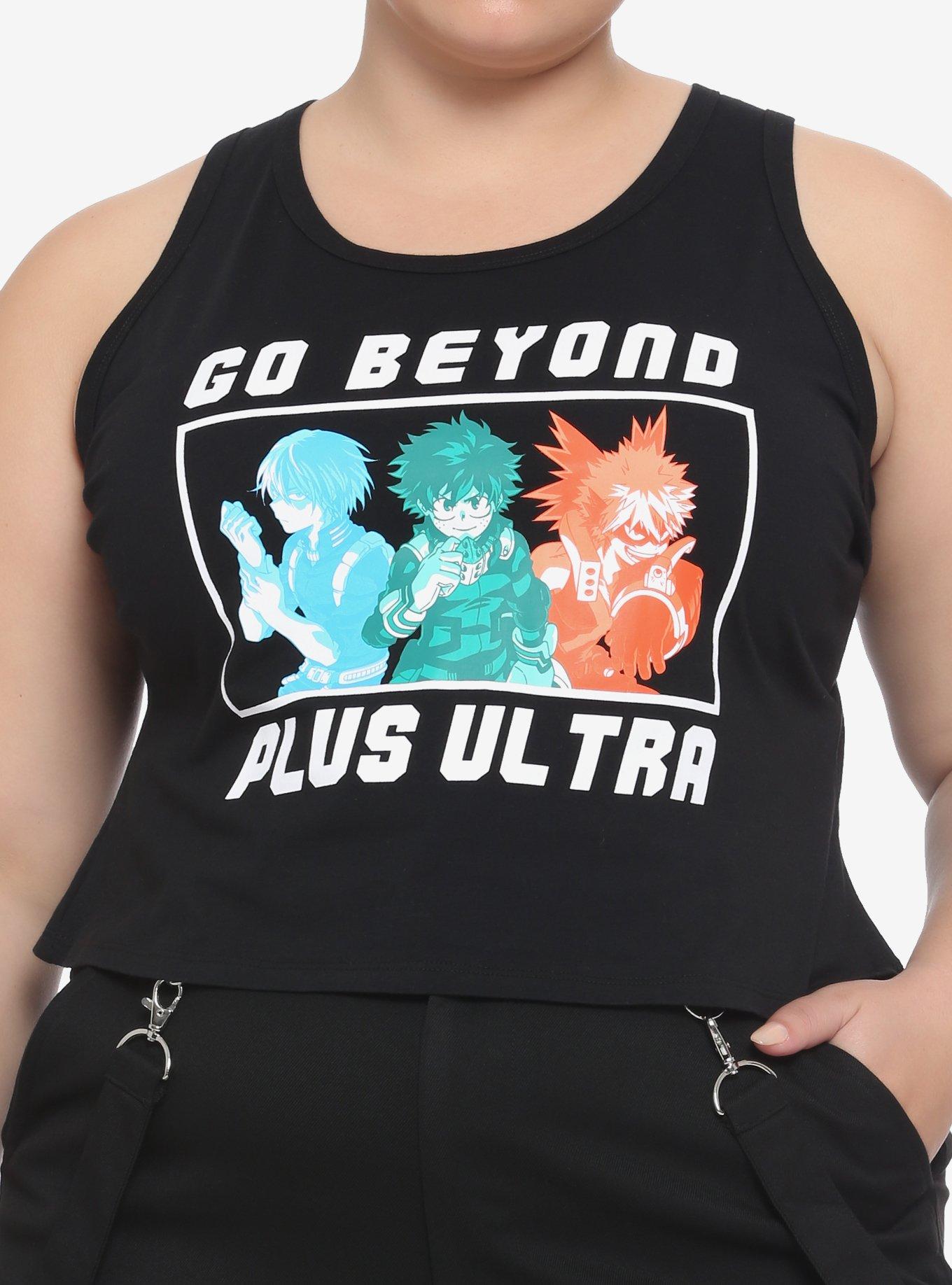 My Hero Academia Go Beyond Plus Ultra Girls Tank Top Plus Size | Hot Topic