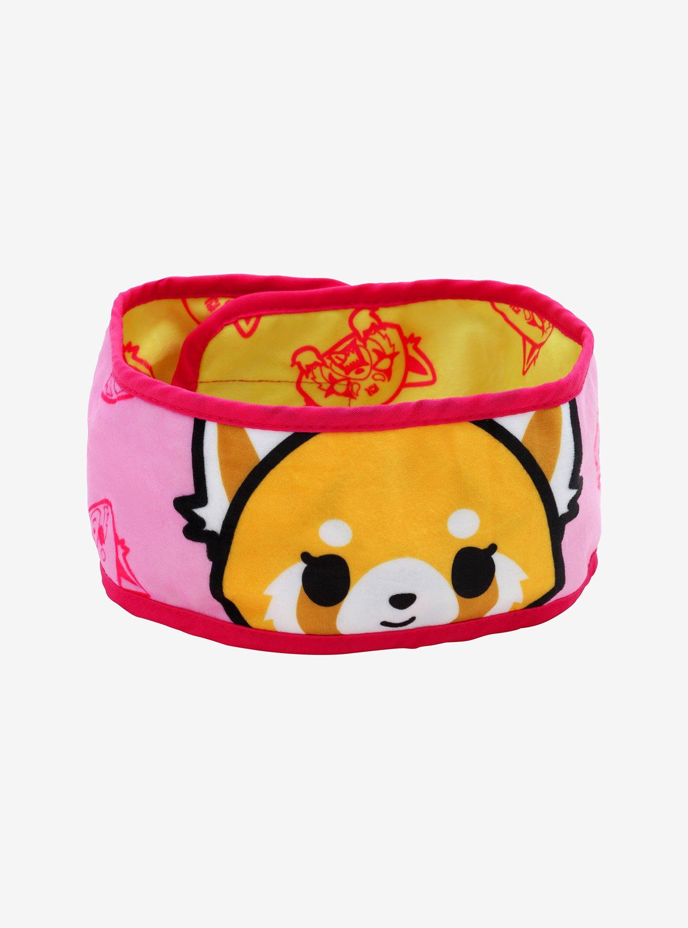 The Creme Shop Aggretsuko Retsuko Reversible Spa Headband | Hot Topic