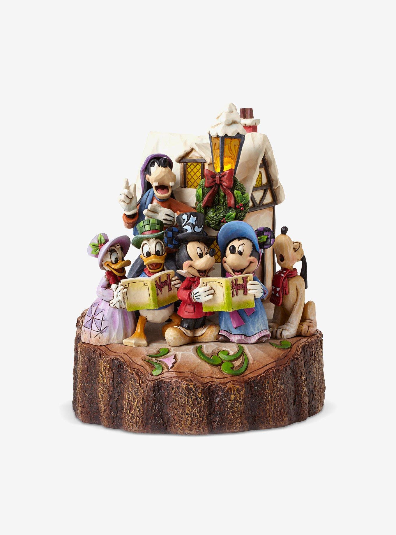 Disney Mickey Mouse Caroling Carved by Heart Figure | BoxLunch