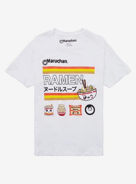 Maruchan Ramen Stripe Icons T-Shirt | Hot Topic