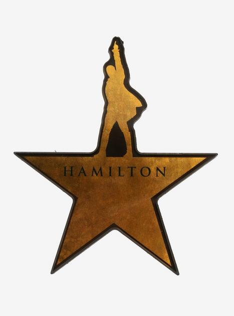Hamilton Gold Star Logo Acrylic Magnet | BoxLunch