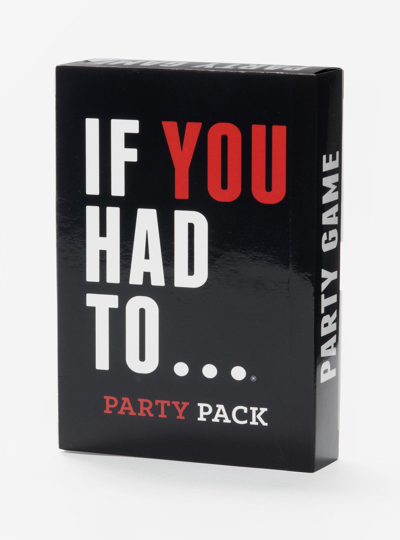 If You Had To... Card Game Party Pack | Hot Topic