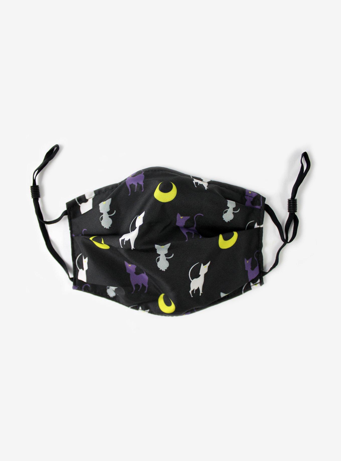 Sailor Moon Artemis & Luna Fashion Face Mask With Filter | Hot Topic