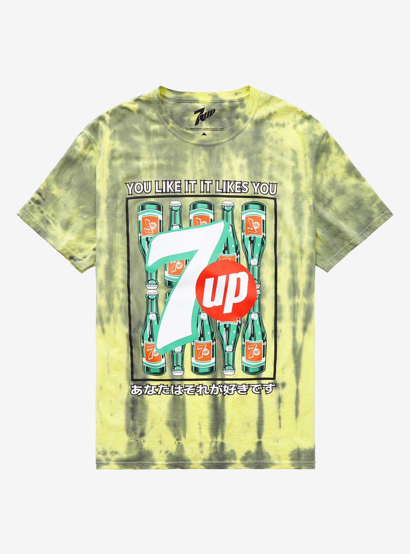 7up Poster Tie-Dye Boyfriend Fit Girls T-Shirt | Hot Topic