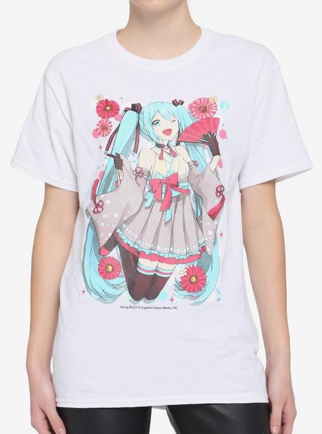 Hatsune Miku Lolita Boyfriend Fit Girls T-Shirt | Hot Topic