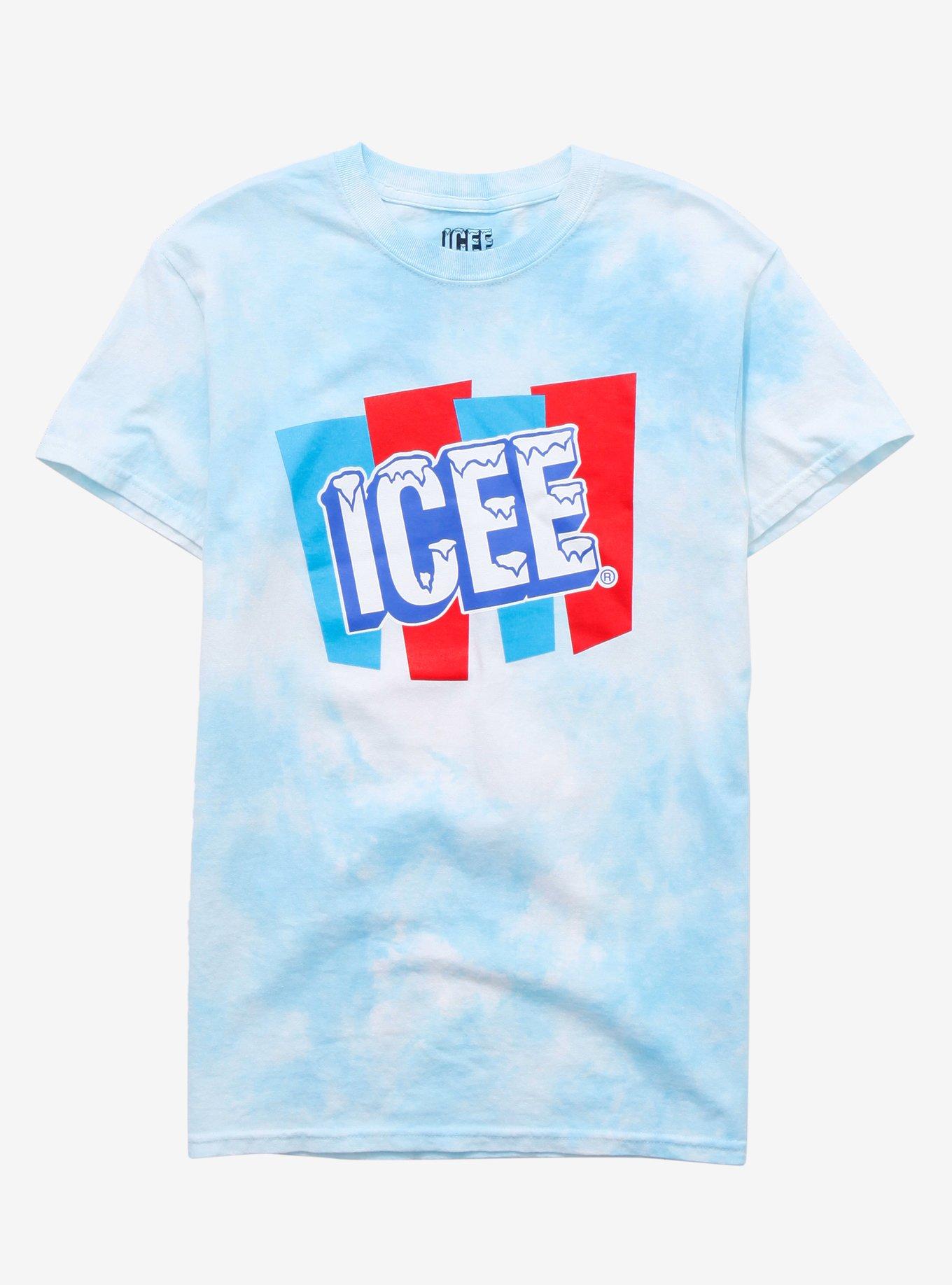 ICEE Logo Tie-Dye Boyfriend Fit Girls T-Shirt