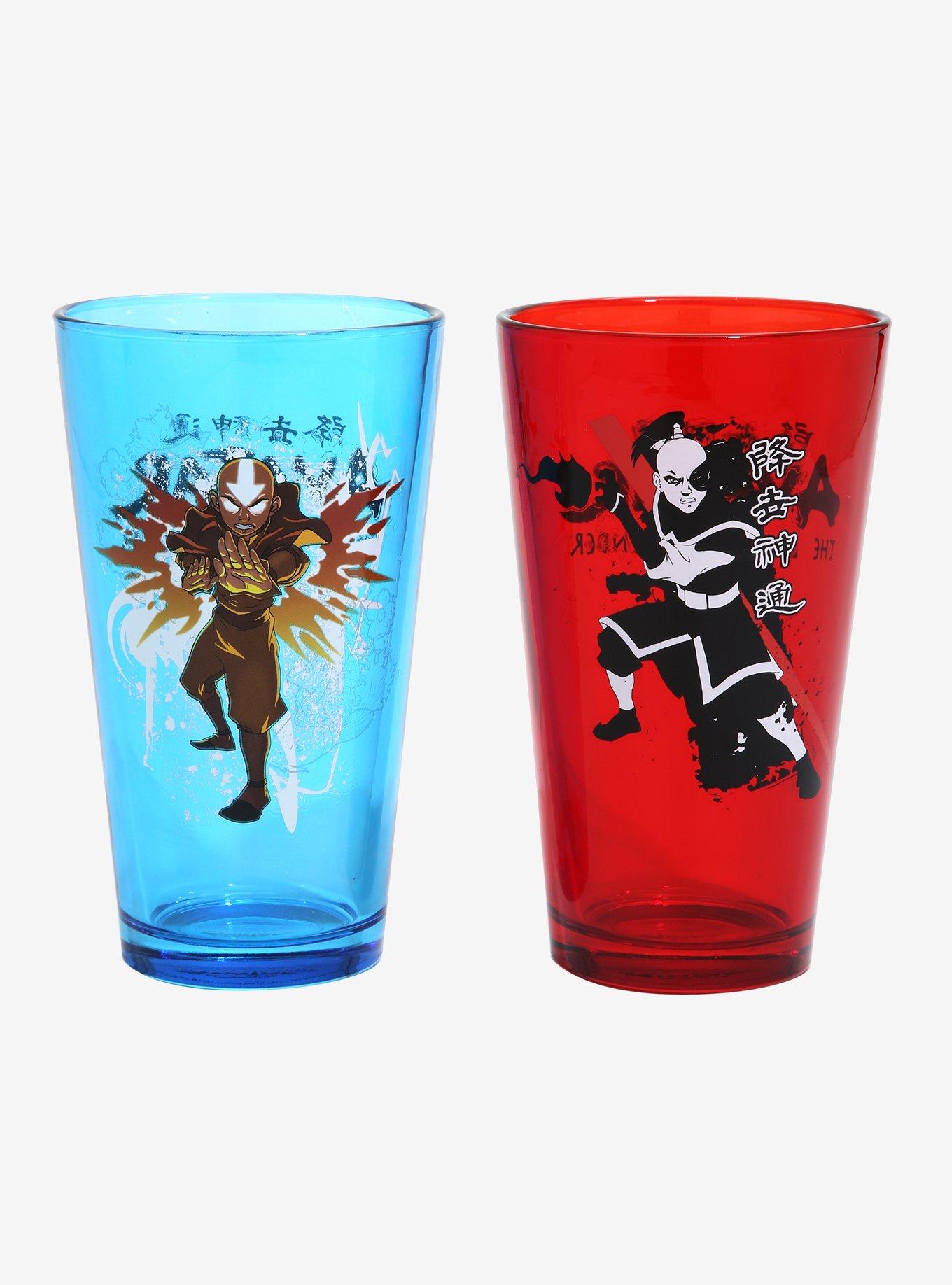 Avatar: The Last Airbender Aang & Zuko Pint Glass Set - BoxLunch ...