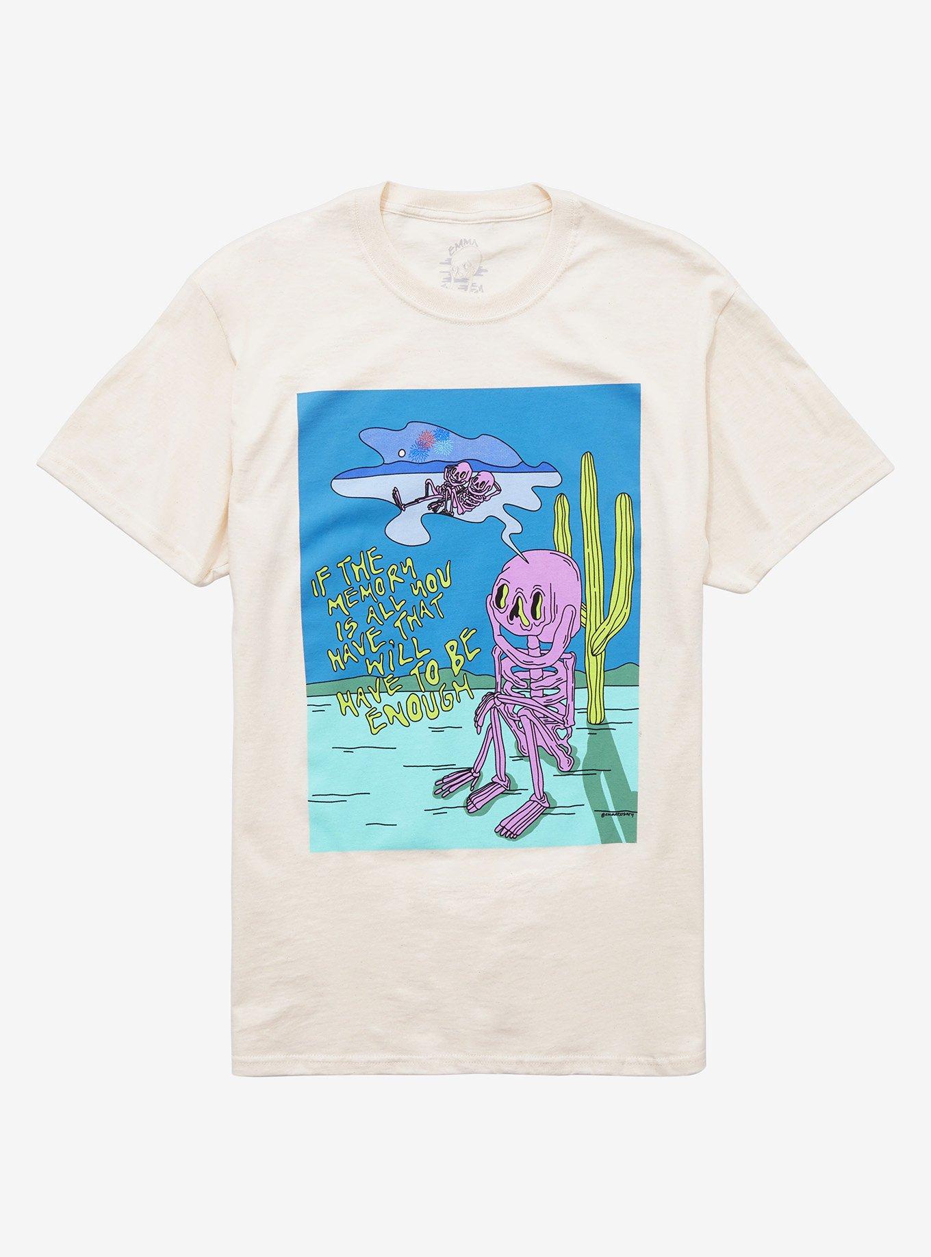 Skeleton Memory Desert Girls T-Shirt By Emma Atterbury | Hot Topic