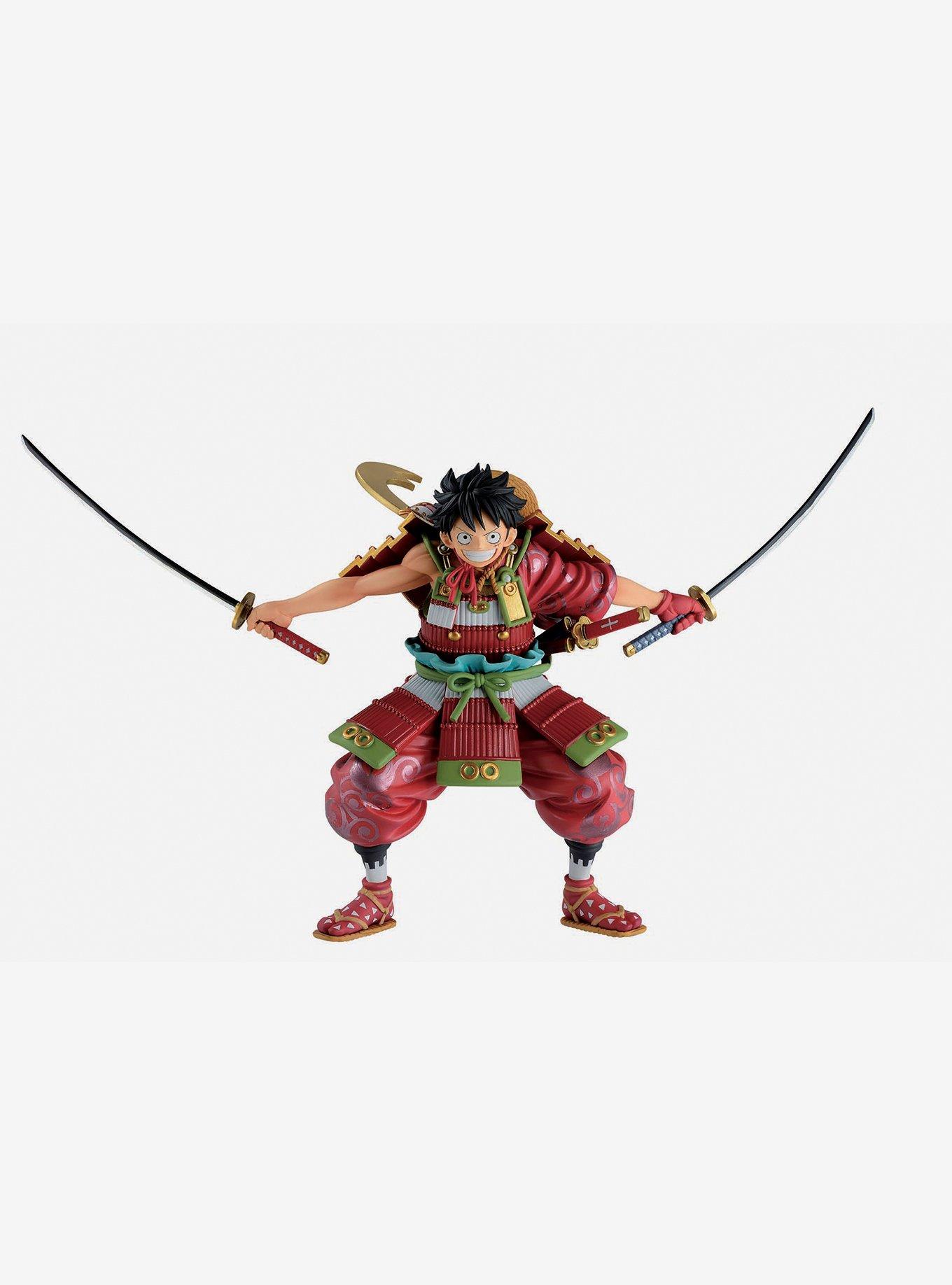 Bandai Spirits One Piece Ichibansho Armor Warrior Luffytaro Figure ...