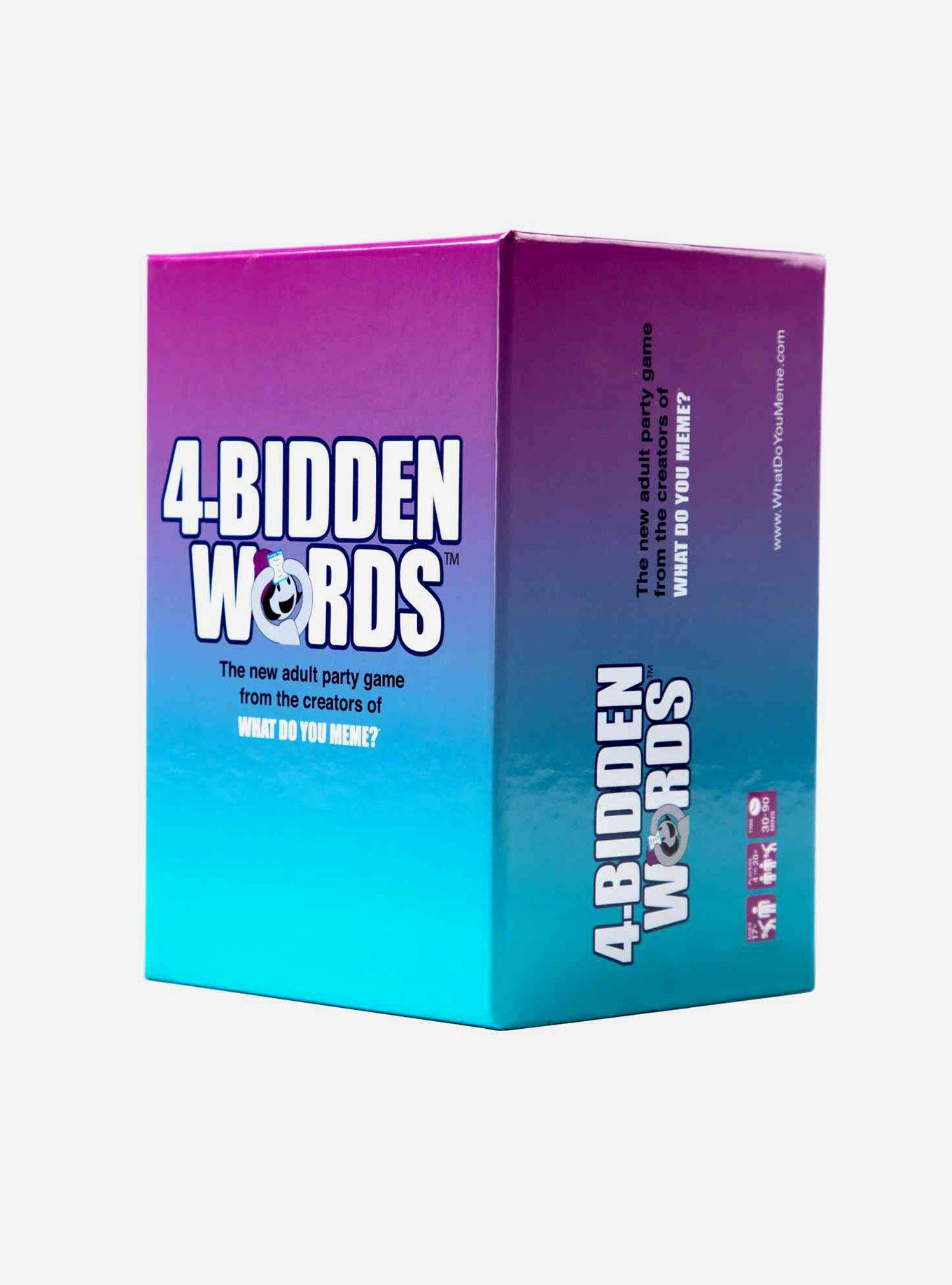 4-Bidden Words Card Game | Hot Topic