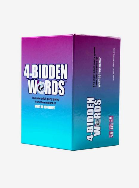 4-Bidden Words Card Game | Hot Topic