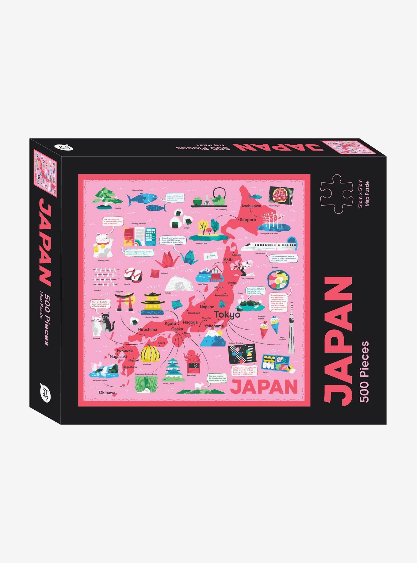 Japan Map Puzzle | Hot Topic