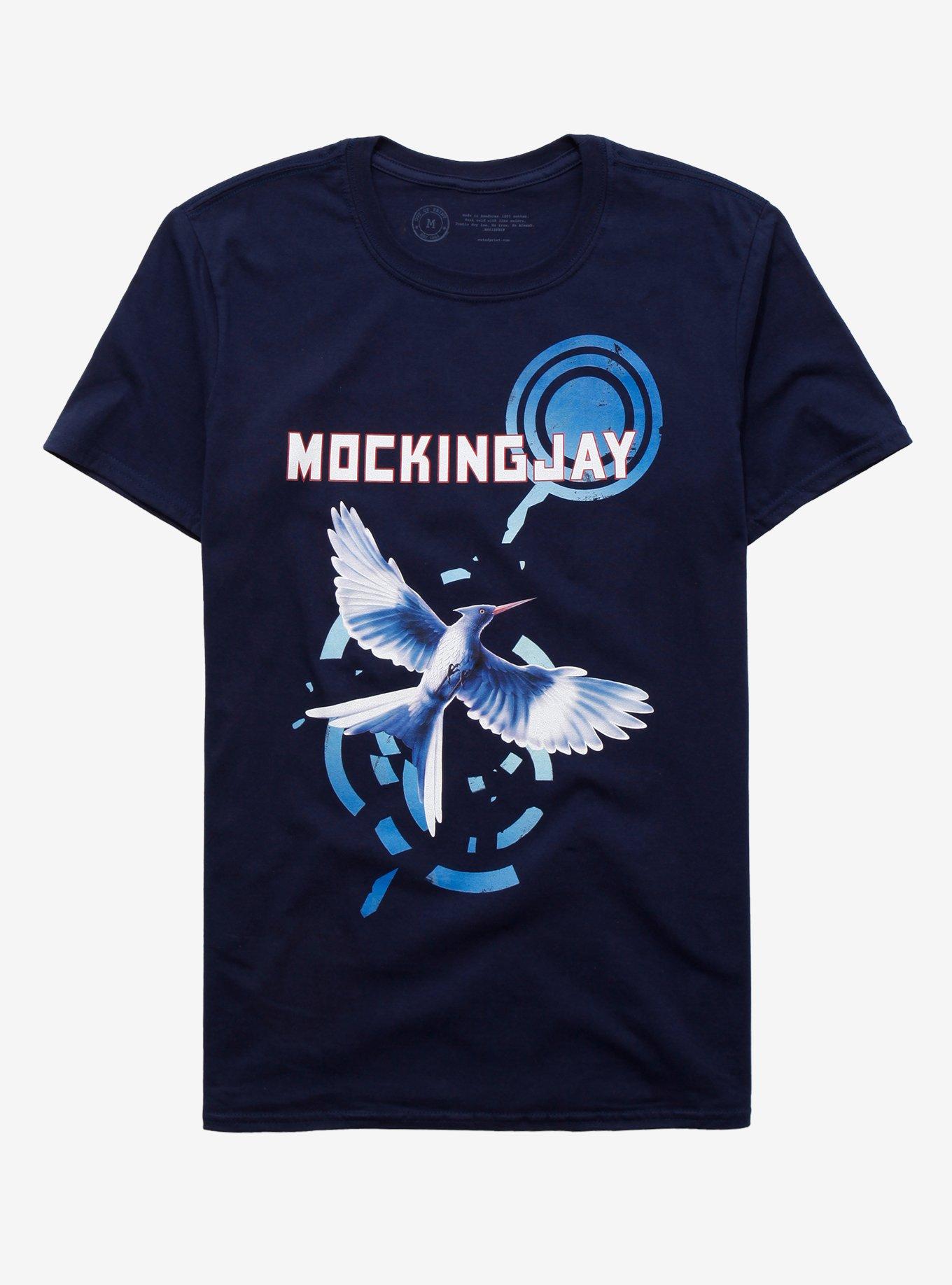 Suzanne Collins Mockingjay Book Cover T-Shirt | Hot Topic