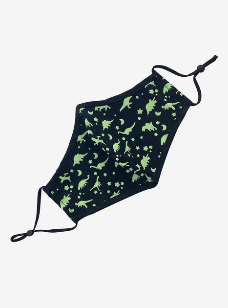 Dinosaur Glow-In-The-Dark Fashion Face Mask | Hot Topic