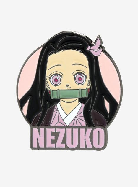 Demon Slayer: Kimetsu no Yaiba Nezuko Pink Enamel Pin | BoxLunch