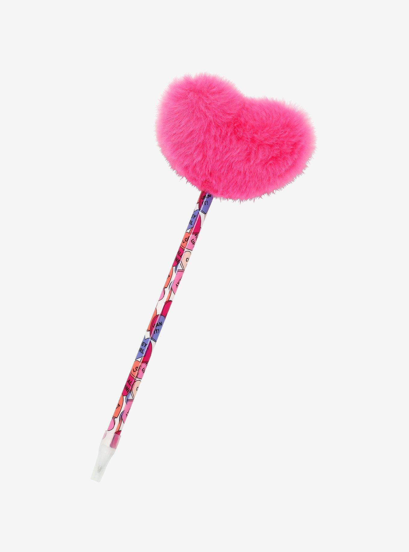 Pink Heart Pom Pen | BoxLunch