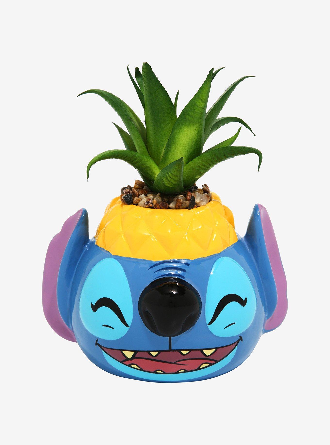 Disney Lilo & Stitch Pineapple Stitch Faux Succulent Planter | BoxLunch