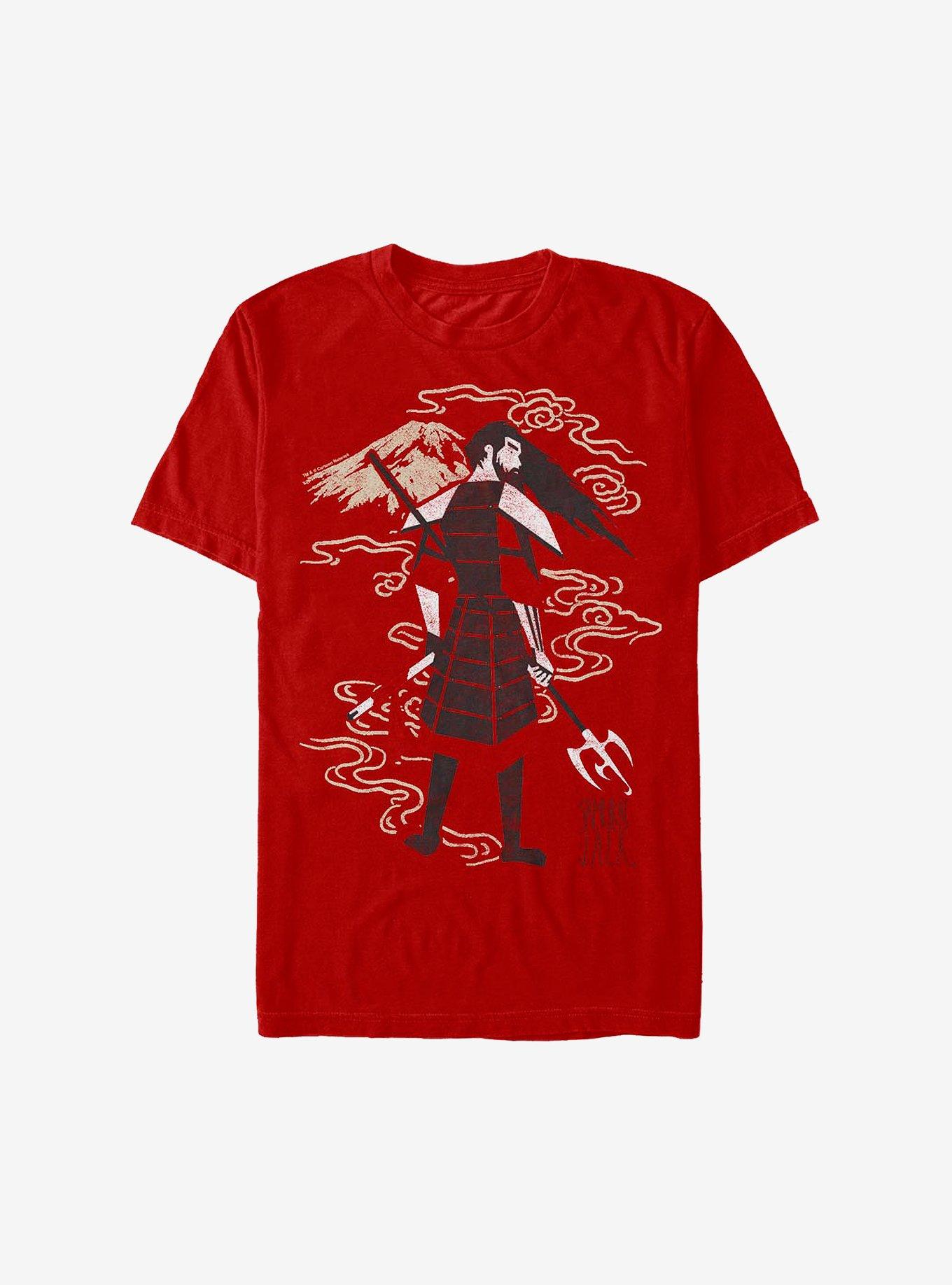 Samurai Jack Old Jack T-Shirt - RED | BoxLunch