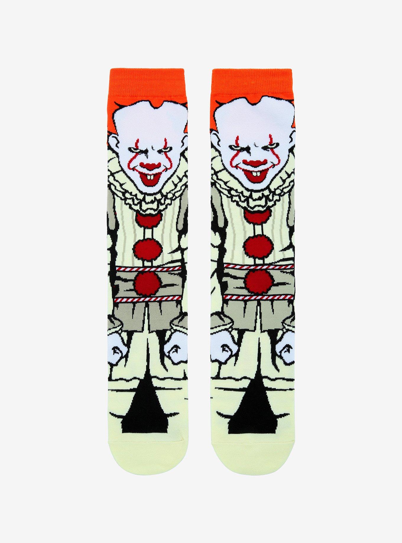 IT Pennywise Crew Socks | Hot Topic