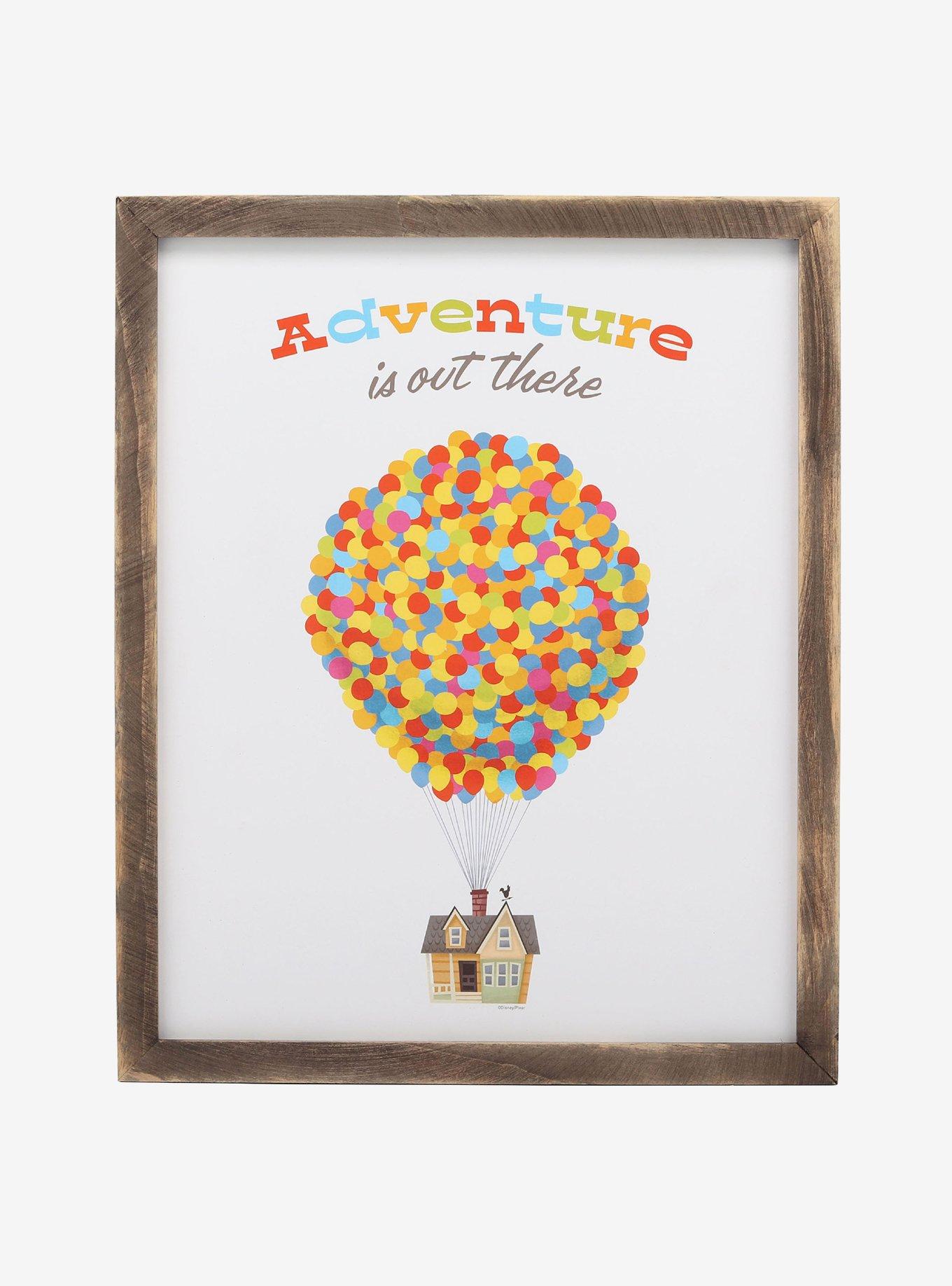 Disney Pixar Up Adventure Is Out There Framed Wood Wall Decor | BoxLunch