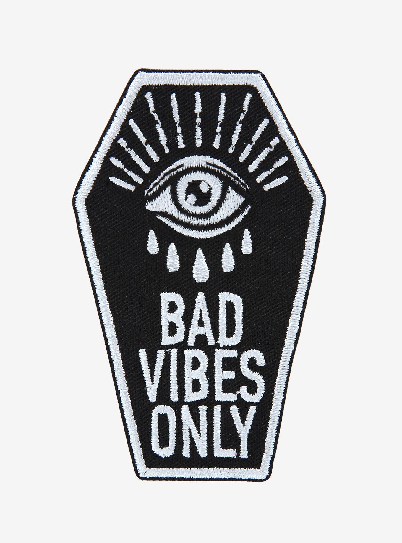 Bad Vibes Only Coffin Patch | Hot Topic