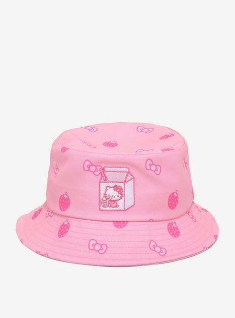 Hello Kitty Strawberries & Bows Bucket Hat | Hot Topic