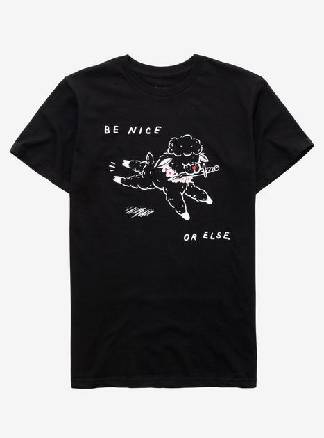Be Nice Or Else Girls T-Shirt By Big Feelings | Hot Topic