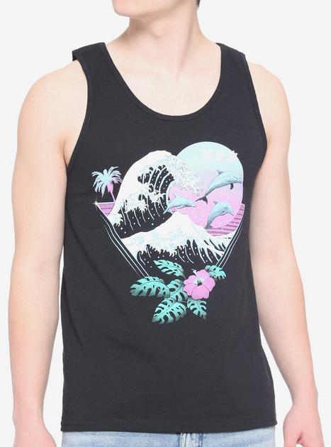 Big Wave Vapor Wave Tank Top | Hot Topic