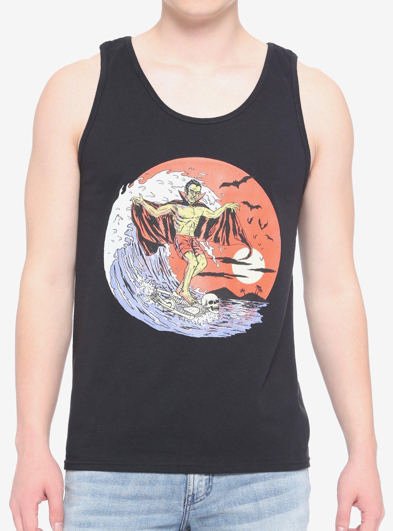 Surfing Vampire Tank Top By Hillary White Rabbit | Hot Topic